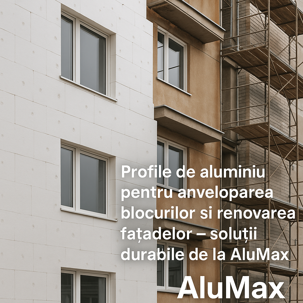 Profile de aluminiu pentru anveloparea blocurilor și renovarea fațadel ...